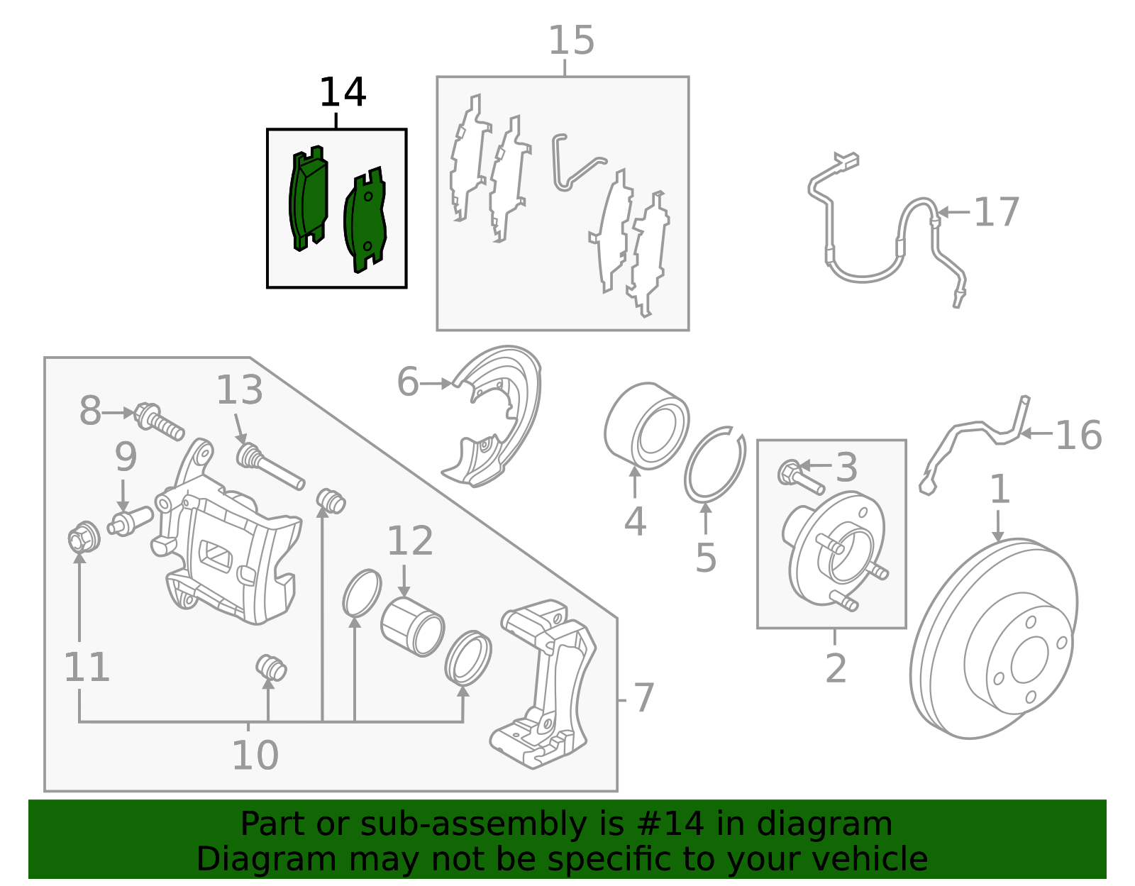 2020-2025 Nissan Pad Kit-Disc Brake, Front D1060-5EA0A | Nissan Parts Plus