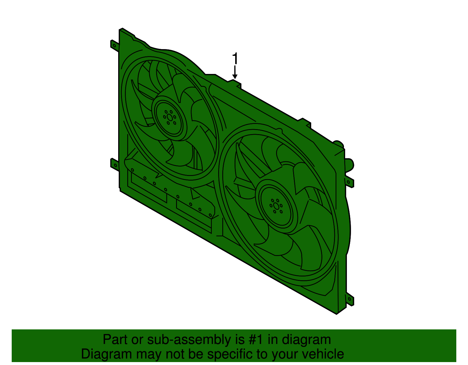 2020-2024 Ford Fan Module lk4z8c607d | TascaParts.com