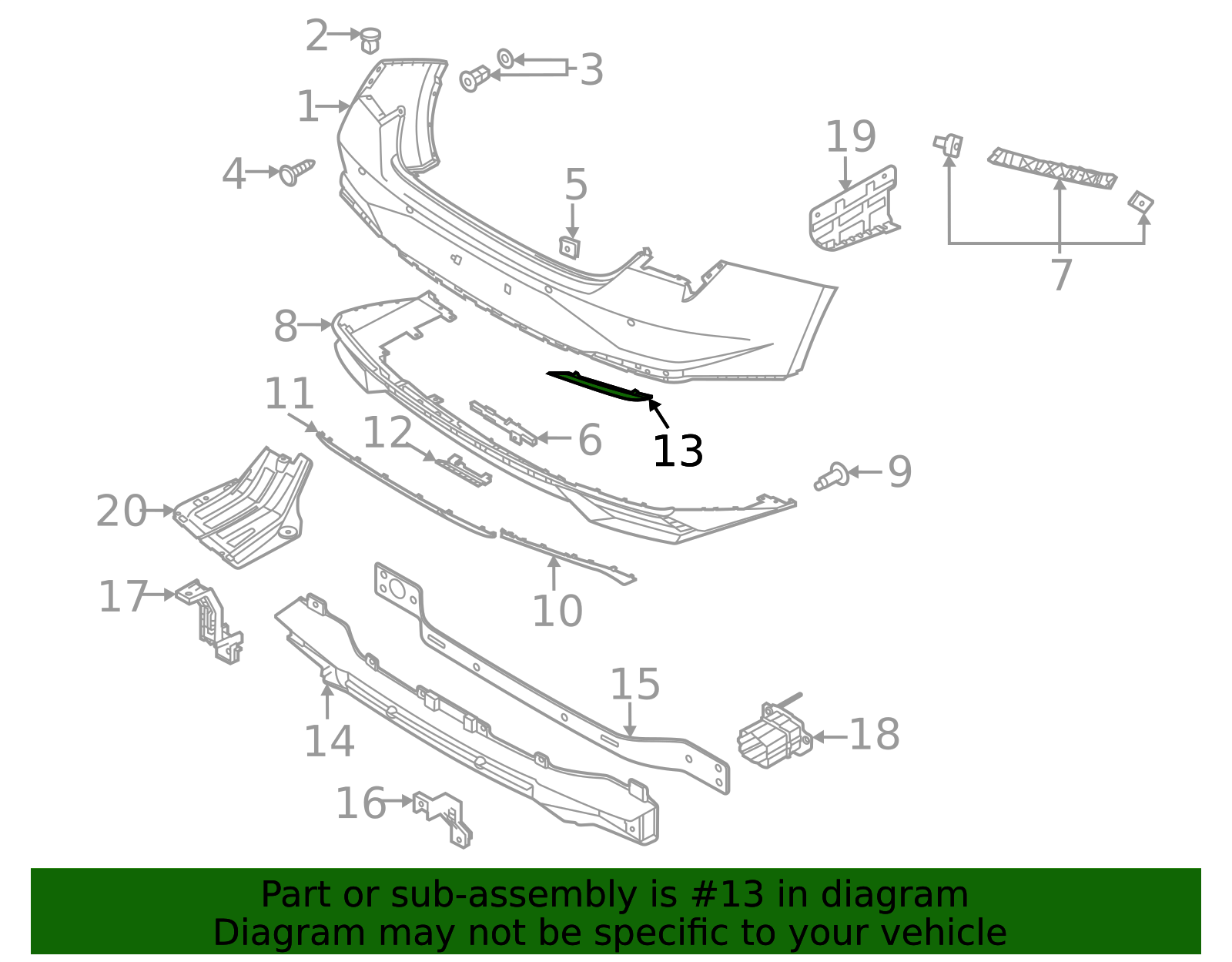 2021-2023 Hyundai Elantra Reflector 92405-AA100 | MotorMotor
