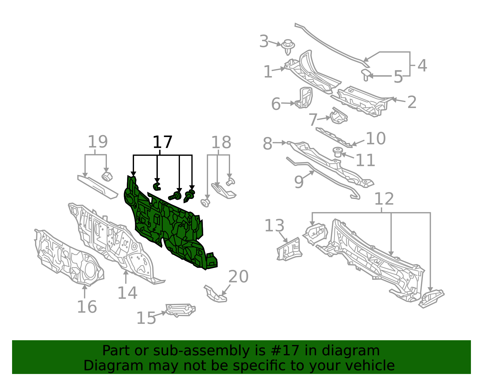 2011-2013 Toyota Matrix - Insulator 55210-02301 | Sparks Parts