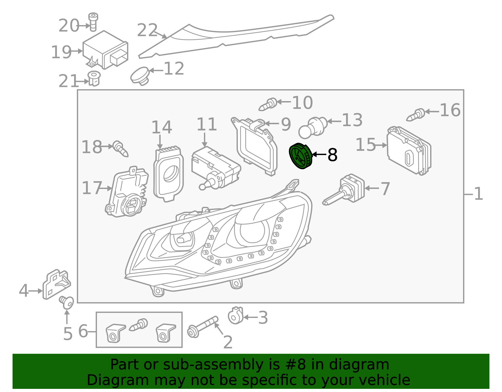 8P0-941-621 - 2011-2017 Volkswagen - Retainer Ring | Order Euro Parts