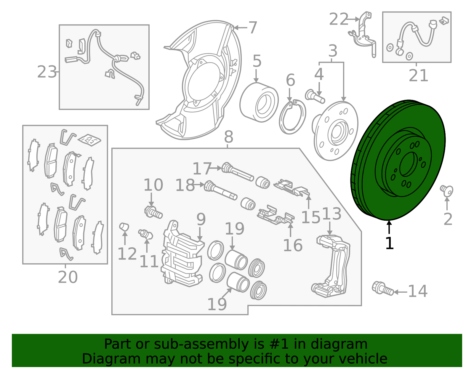 45251-3D4-A50 - 2023-2025 Honda CR-V - Rotor | Genuine Honda Parts