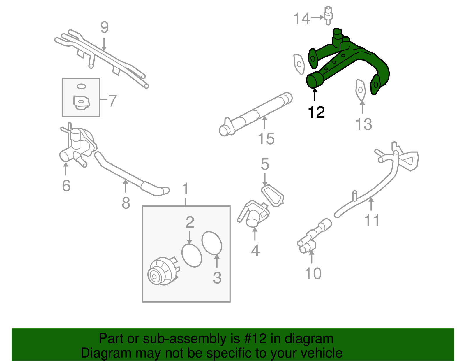 2011-2024 Nissan GT-R Crossover Pipe 11060-62B1A | Bill Kay Nissan Parts