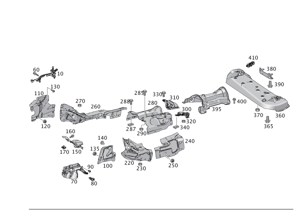 1666822700 - Shielding 2006-2019 Mercedes-Benz | MB Parts Source