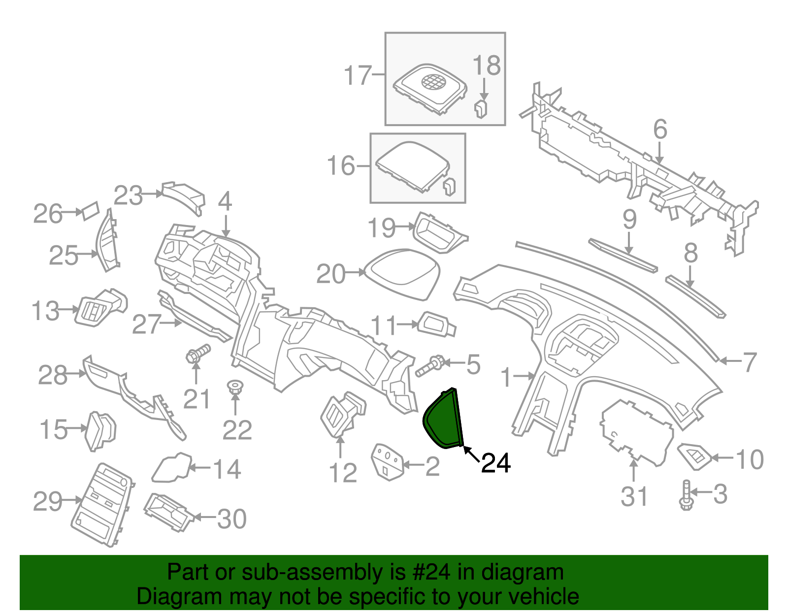 84786-2M000-9P - Side Cover - 2010-2016 Hyundai Genesis Coupe | World ...