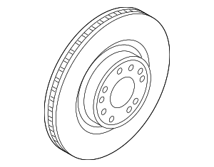 2021-2025 Genesis Disc Brake Rotor 51712-T1200 | QuirkParts