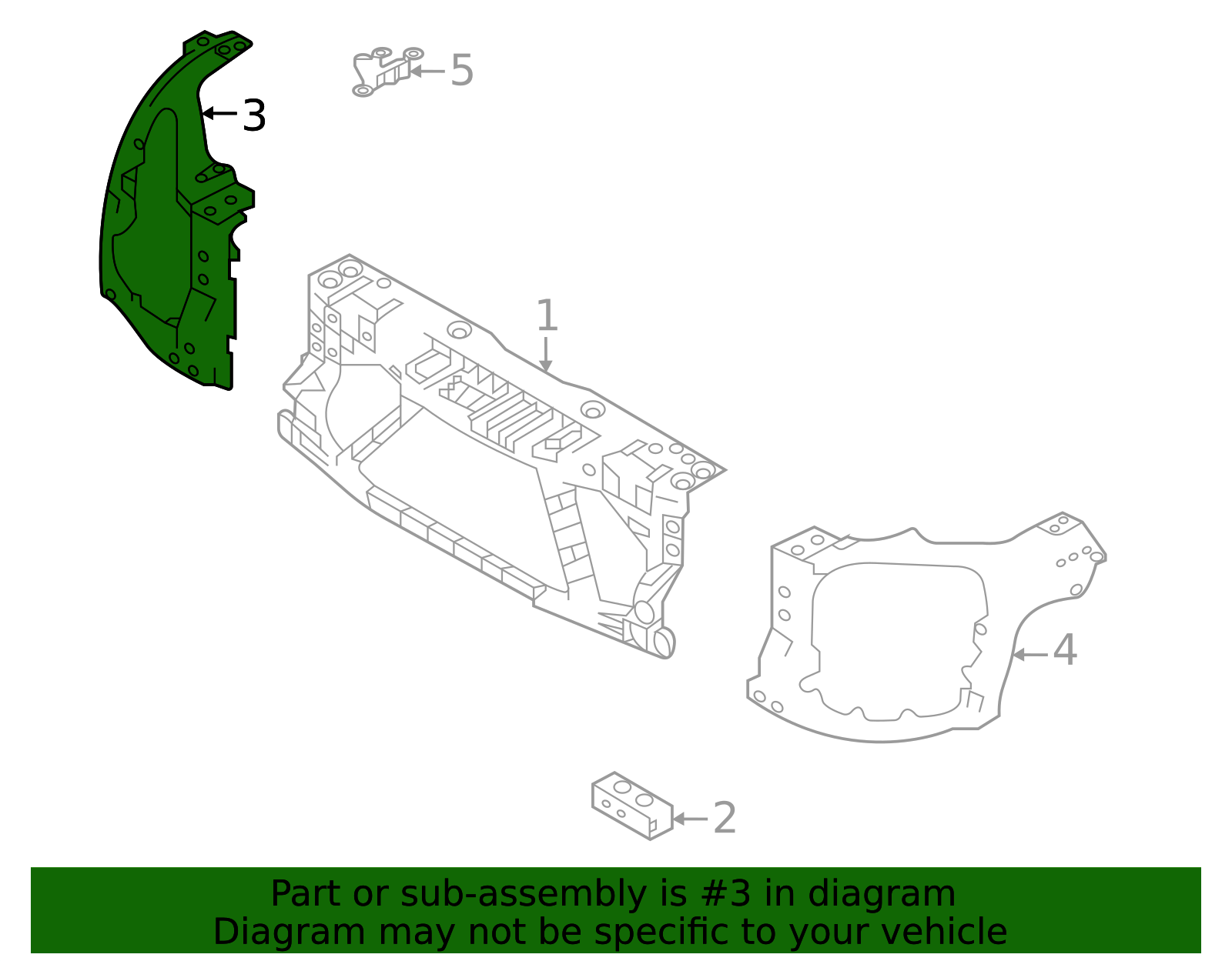2020-2023 Land Rover Side Support LR186688 | OEM Parts Online