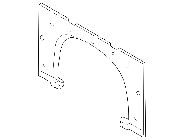 2001-2005 Hyundai Elantra Partition Panel 85784-2D000 | QuirkParts