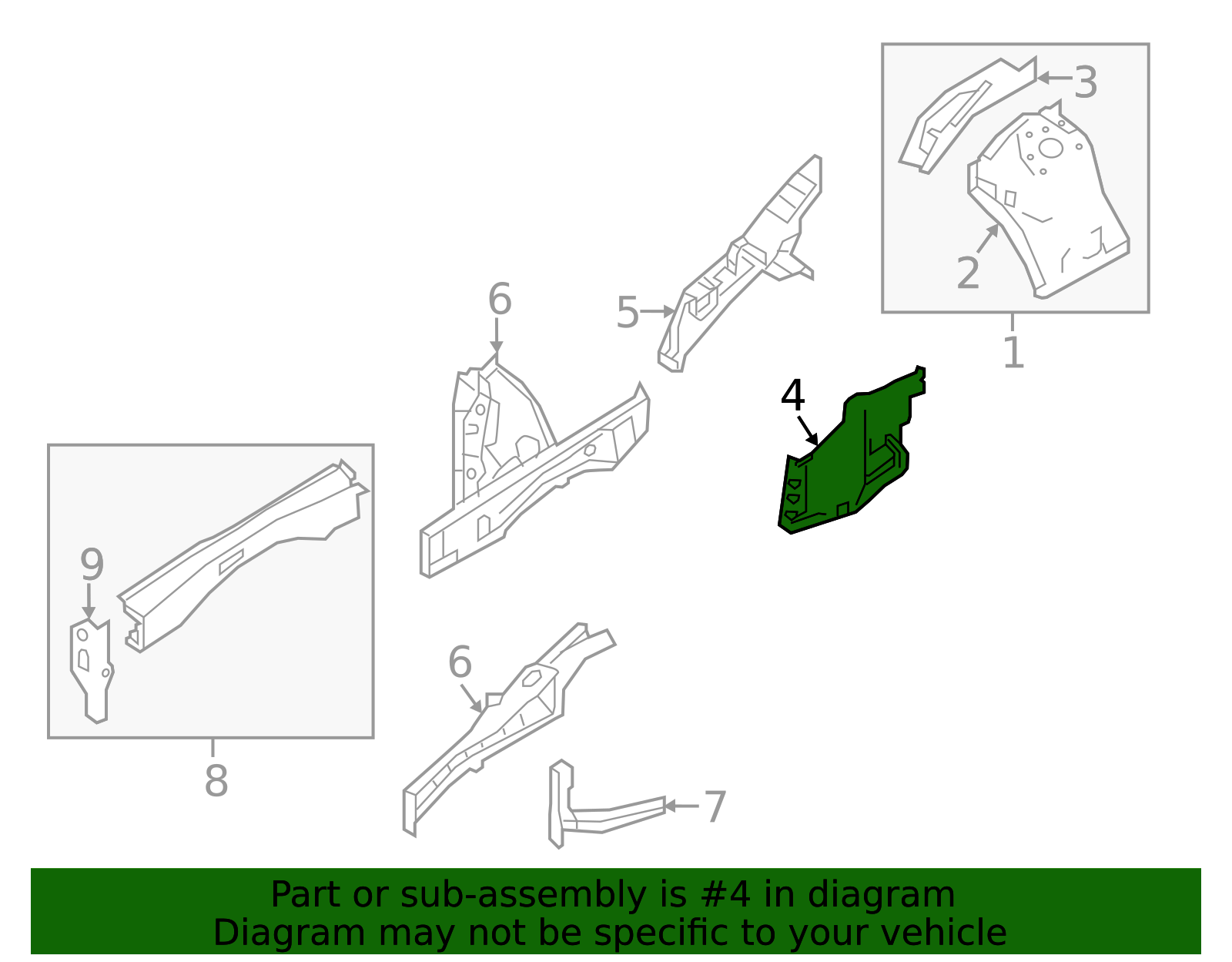 64838-3JA0A - Side Shield - 2013-2014 Nissan Pathfinder | Nissan OEM ...