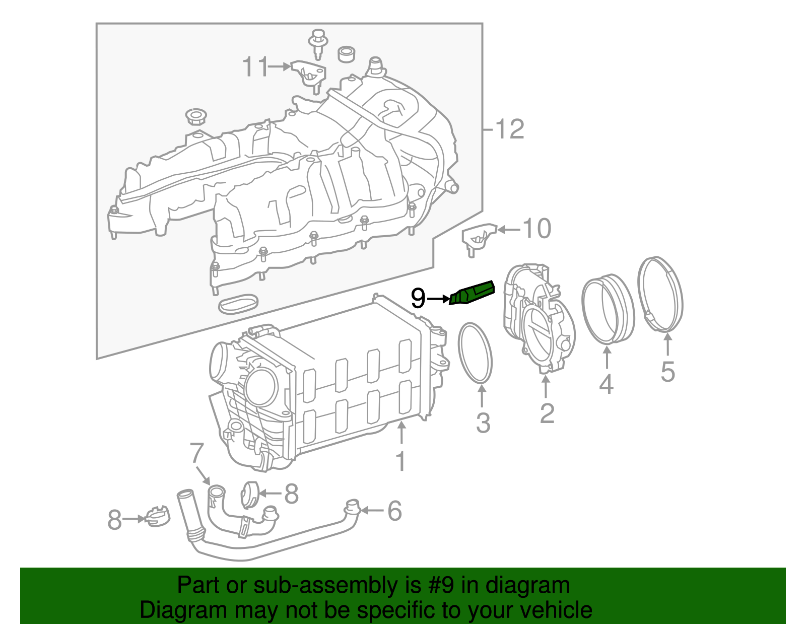 276-905-00-00 - Intake Air Temp Sensor 2011-2024 Mercedes-Benz ...