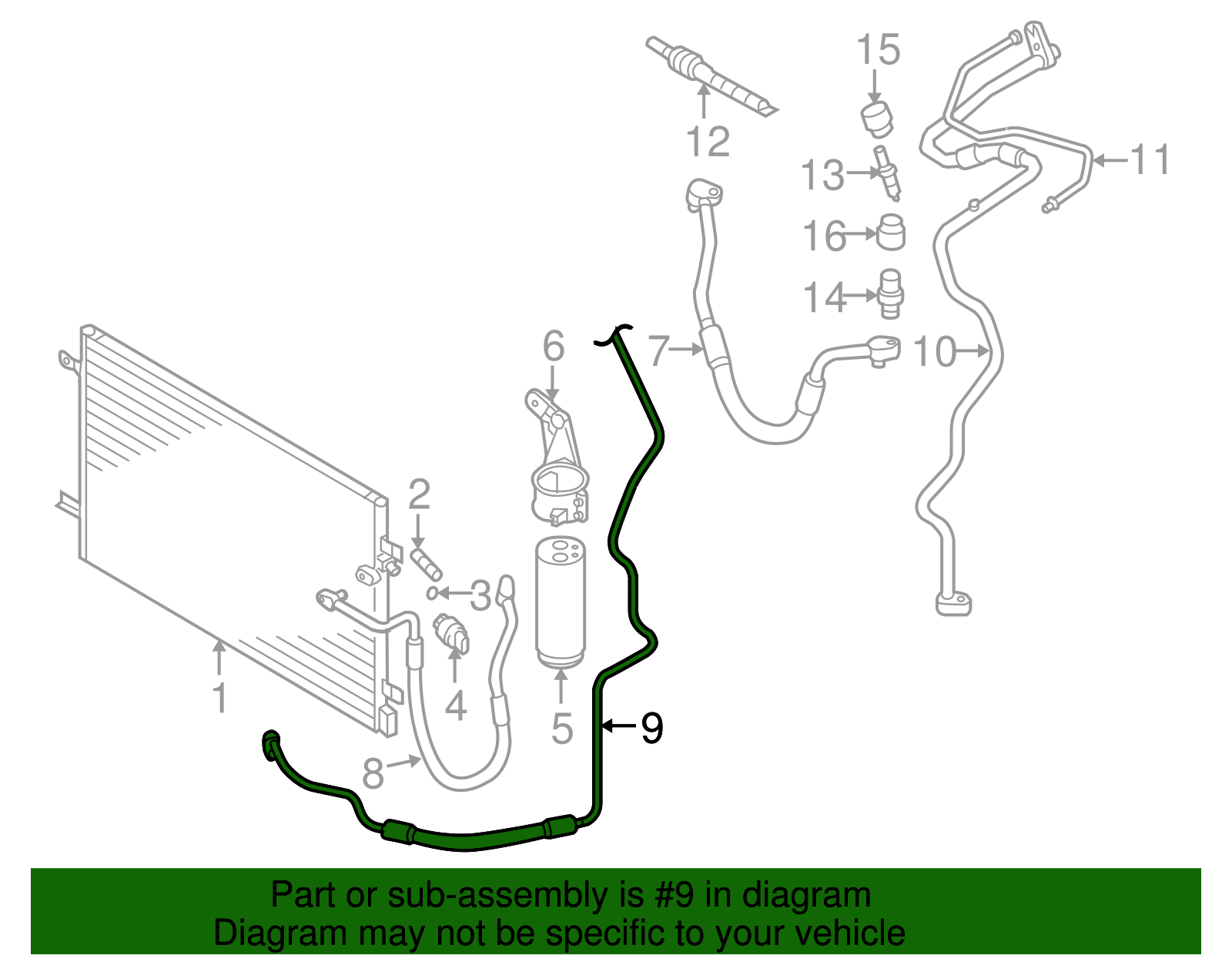 4F0-260-710-L - Lower Hose & Tube 2005-2011 Audi | Audi OEM Parts Guy