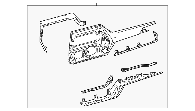 2023-2025 Toyota Highlander Center Panel 55420-0E590 | Toyota Parts Center
