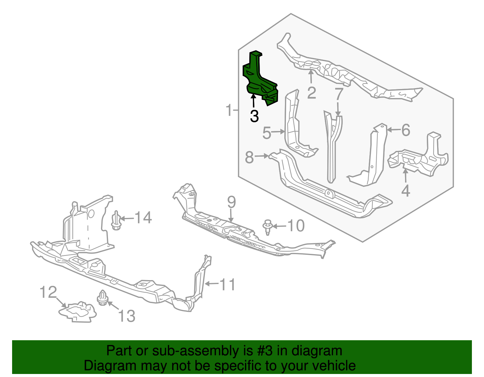 2006-2014 Honda Ridgeline Side Panel 60411-SJC-A01ZZ | Honda Factory Parts