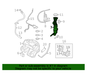 Genuine Fuel Sender Unit for WGC500140 | Land Rover Parts Counter