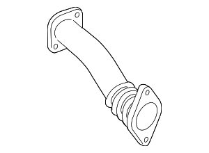 2010-2012 Audi Q7 Connector Pipe 059-131-521-K | Audi USA Parts