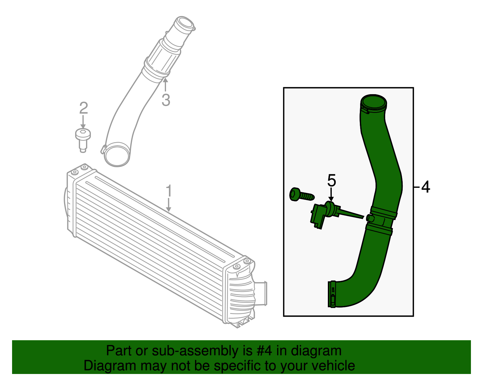 CK4Z-6C640-D - Air Hose 2015-2019 Ford | Ford Parts Direct