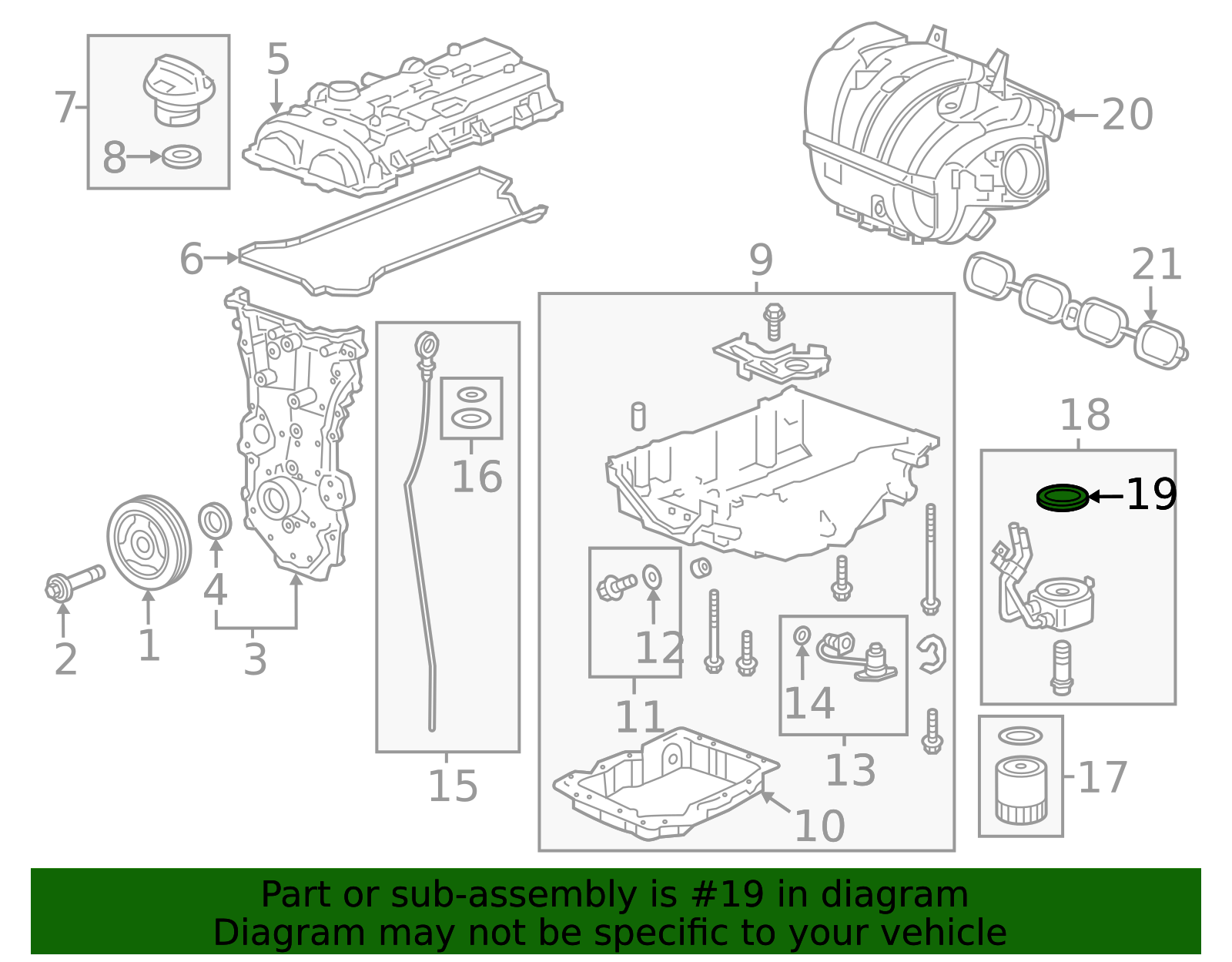 25202978 - High-Quality Oil Cooler Seal for 2013-2023 GM | AutoNation Parts