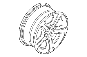 36116762300 - 2004-2006 BMW Wheel, Alloy (36-11-6-762-300) | BMW of ...