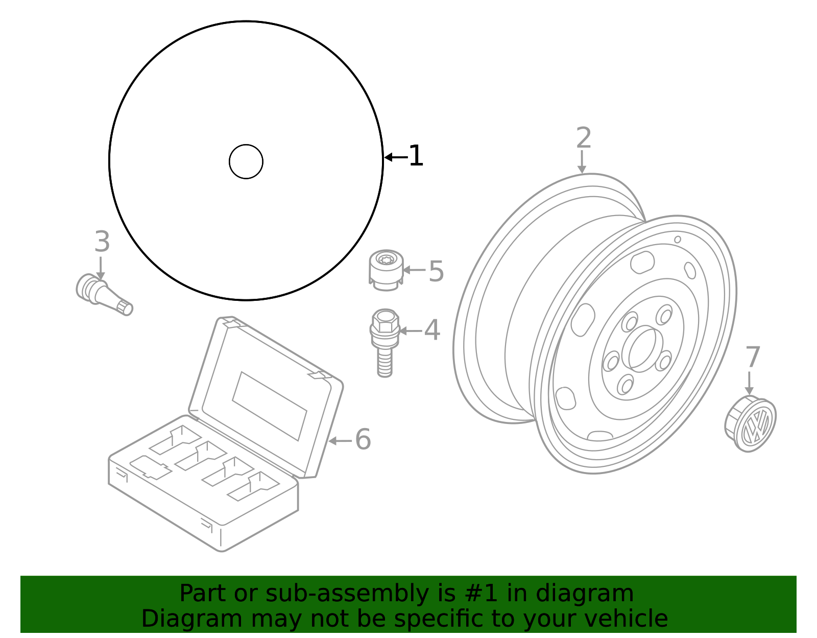 561-601-025-AB-FZZ - 19 -Inch 5-Spoke Two-Toned Machined Wheel 2020 ...