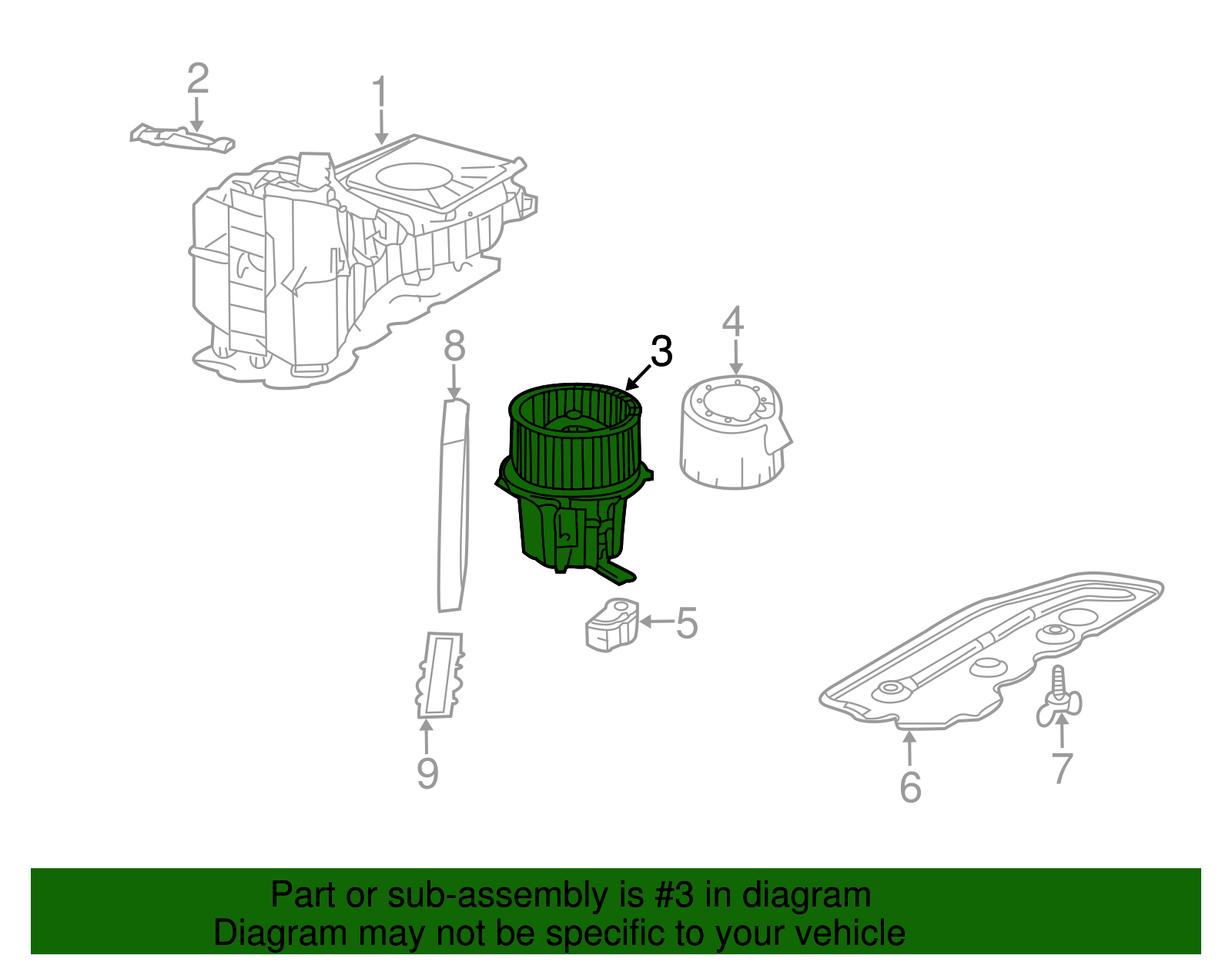 2012-2017 Audi HVAC Blower Motor 8T1-820-021 | Audi OEM Parts Online