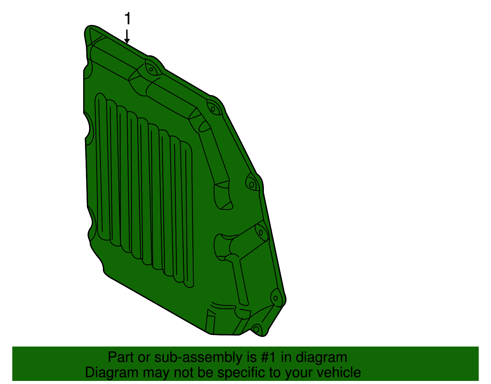 Genuine Trans Pan for 2008-2015 Land Rover | Land Rover Part# LR000865 ...
