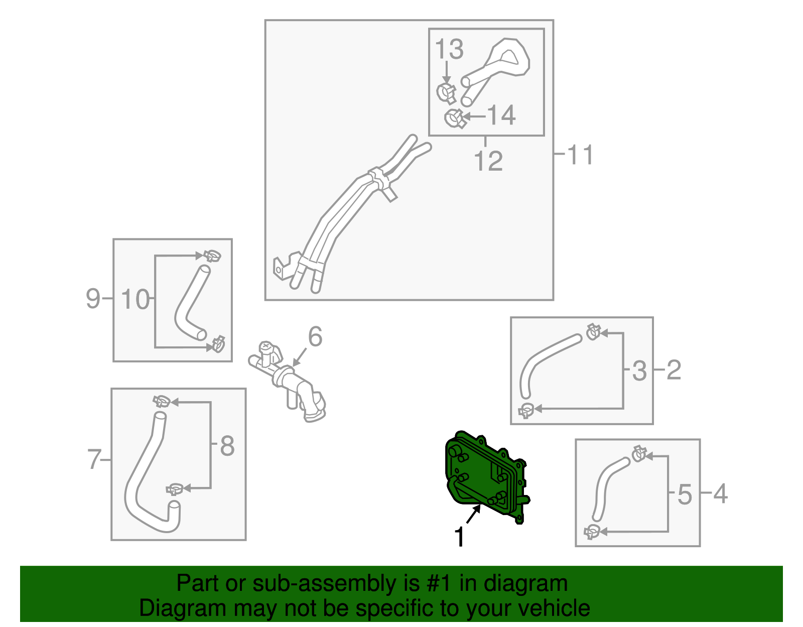 25620-2W500 - Trans Cooler - 2013-2015 Hyundai | Conicelli Hyundai