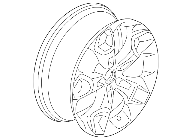 2013-2019 Ford Escape | Wheel, Alloy | CJ5Z-1007-K | Walls' Ford Parts