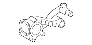 2007-2018 Lexus Thermostat Housing 16323-31040 | OEM Parts Online