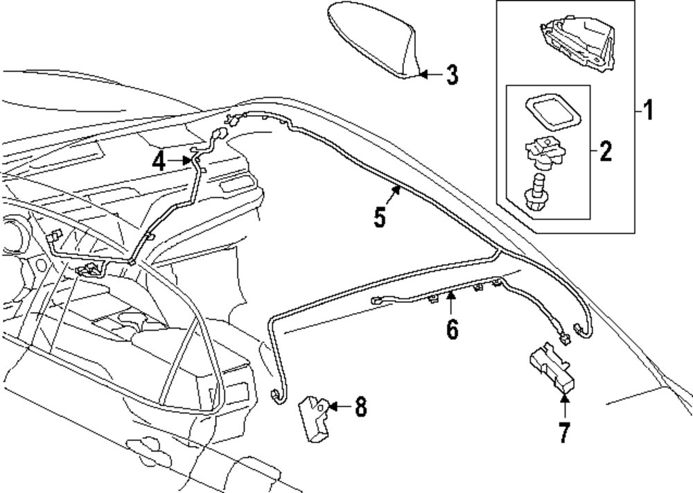86101-AQ130 - Antenna Cable | Nucar Toyota Parts