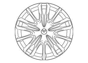 9965-C7-7070 - Mazda Wheel, Alloy 2019-2021 Mazda CX-5 | Performance ...