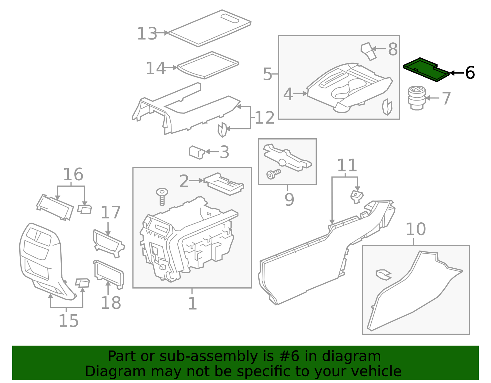77297-TG7-A11ZA - 2019-2023 Honda - Pocket Mat | Genuine Honda Parts
