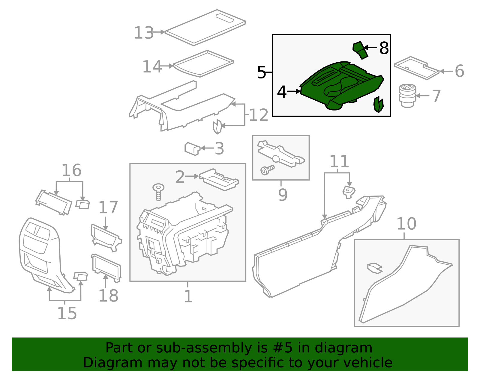 77295-TGS-A01ZA - Panel Assembly Console *NH900L* (Deep Black) - 2019 ...