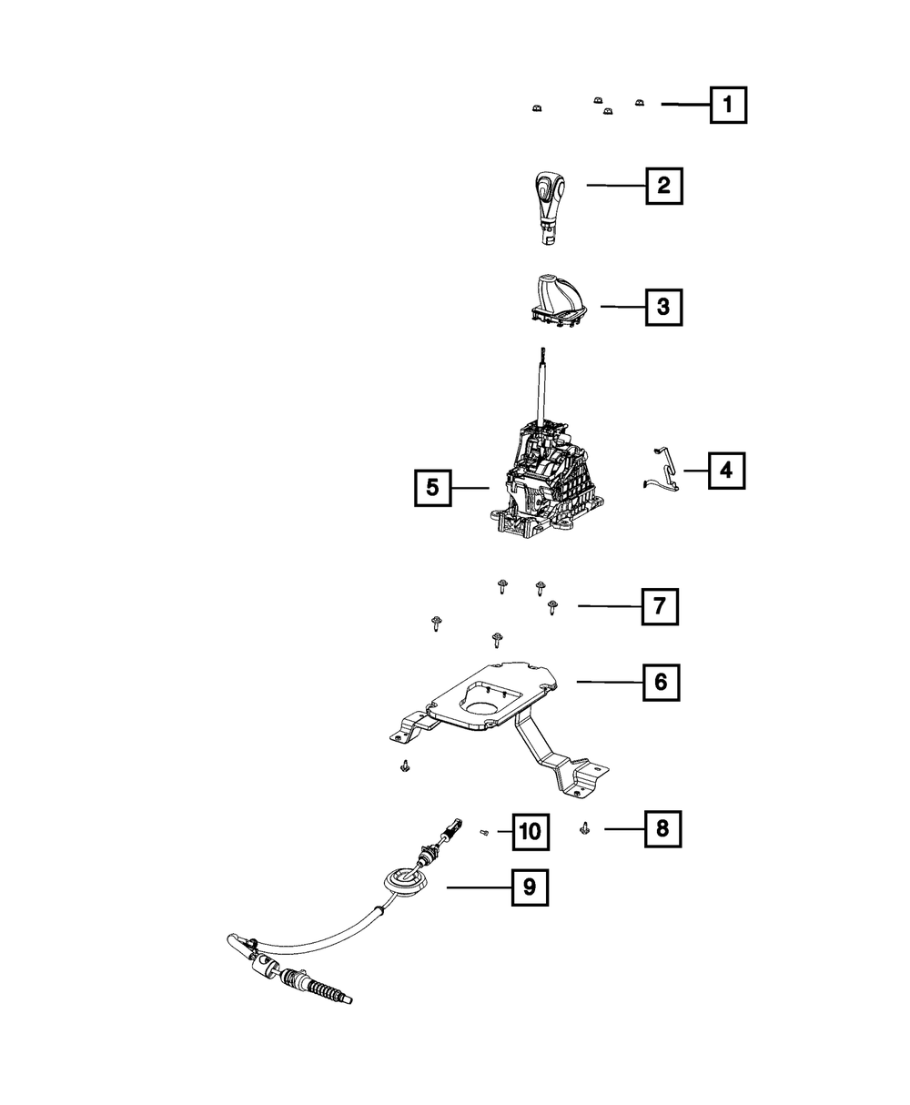 2013-2016 Dodge Dart Gear Shift Lever Boot 68187796AB | Mopar OEM Parts ...