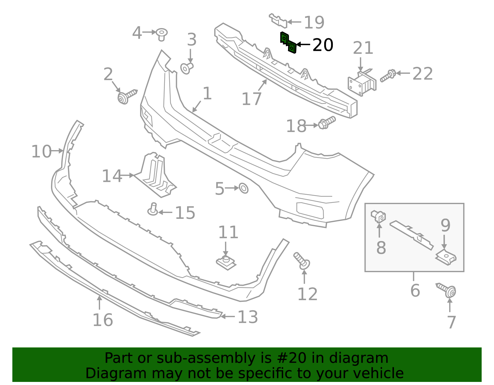 2020-2025 Hyundai Venue Reinforced Beam Lower Bracket 86636-K2000 | OEM ...
