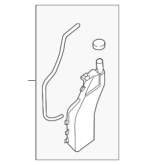 2017-2019 Nissan Sentra Reservoir Assembly 21710-4FU0A | TascaParts.com