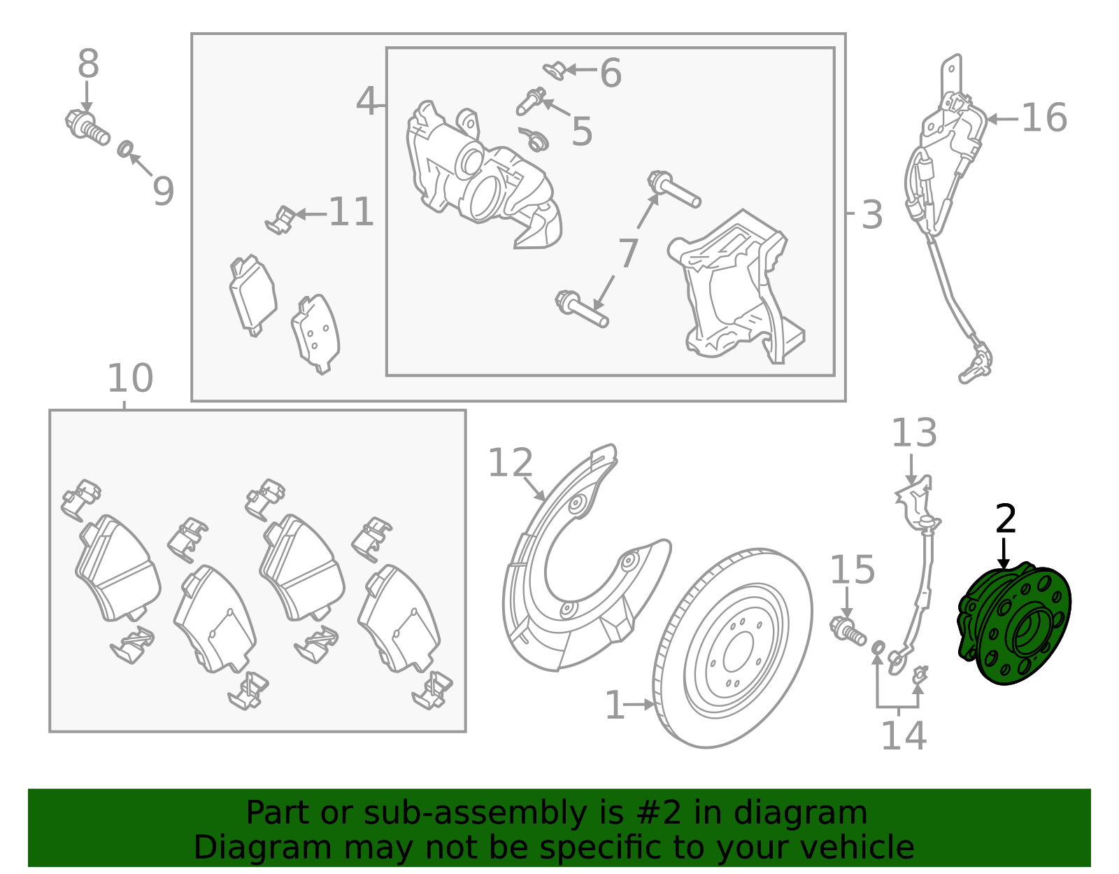 2021-2026 Genesis Hub Assembly 52730-T6000 | OEM Parts Online