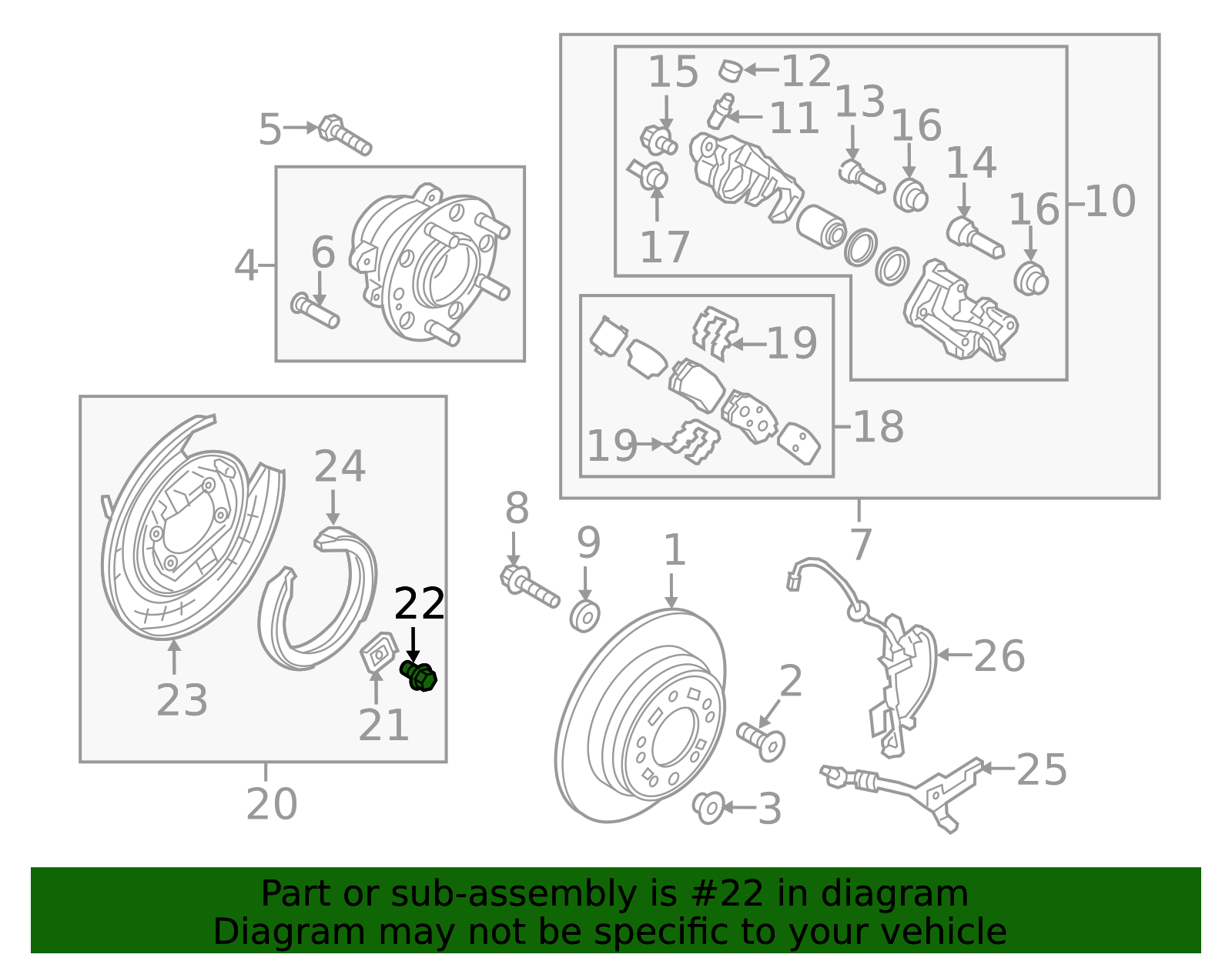 58394-3S200 - Parking Brake Bolt 2011-2020 Kia | Kia.Parts Store