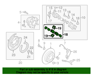 2016-2020 Kia Optima Brake Pads Rear 58302-C1A15 | OEM Parts Online