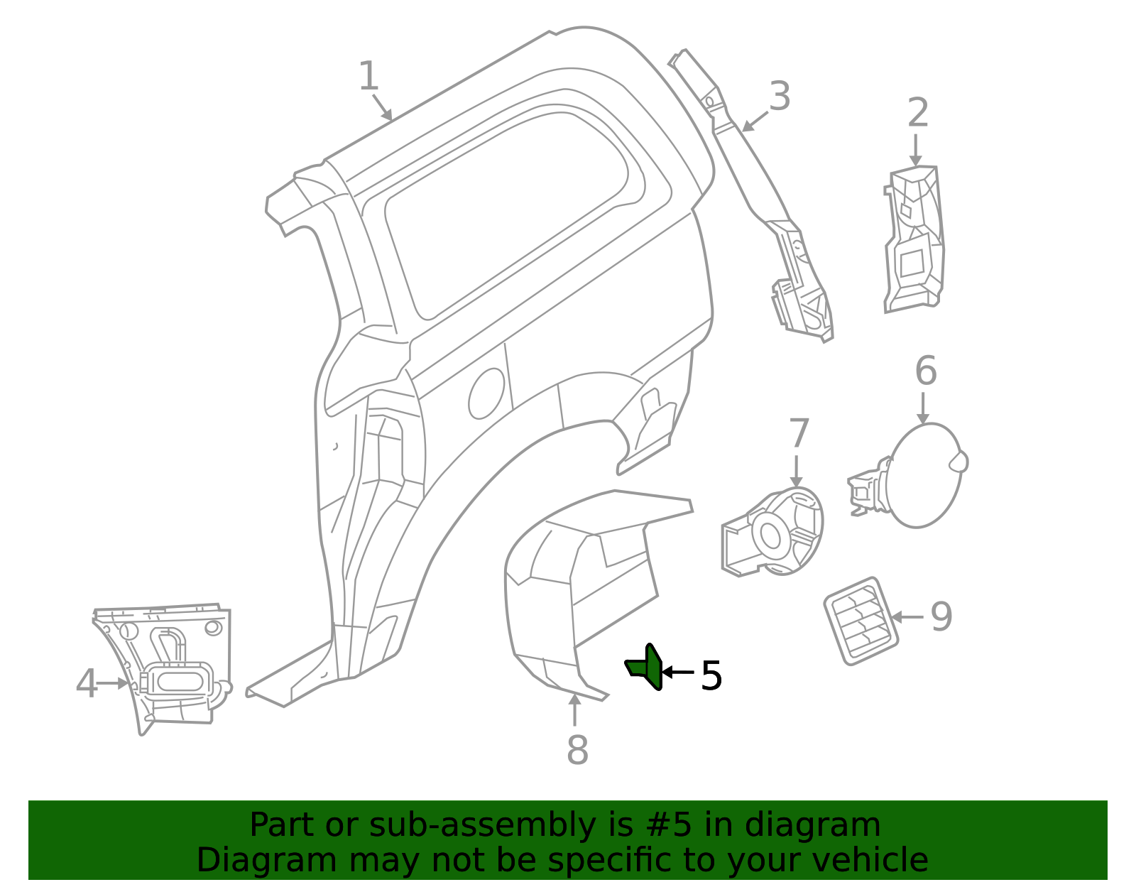 4725946AD - Tail Lamp Right - 2014-2021 Mopar | Mopar Parts Canada