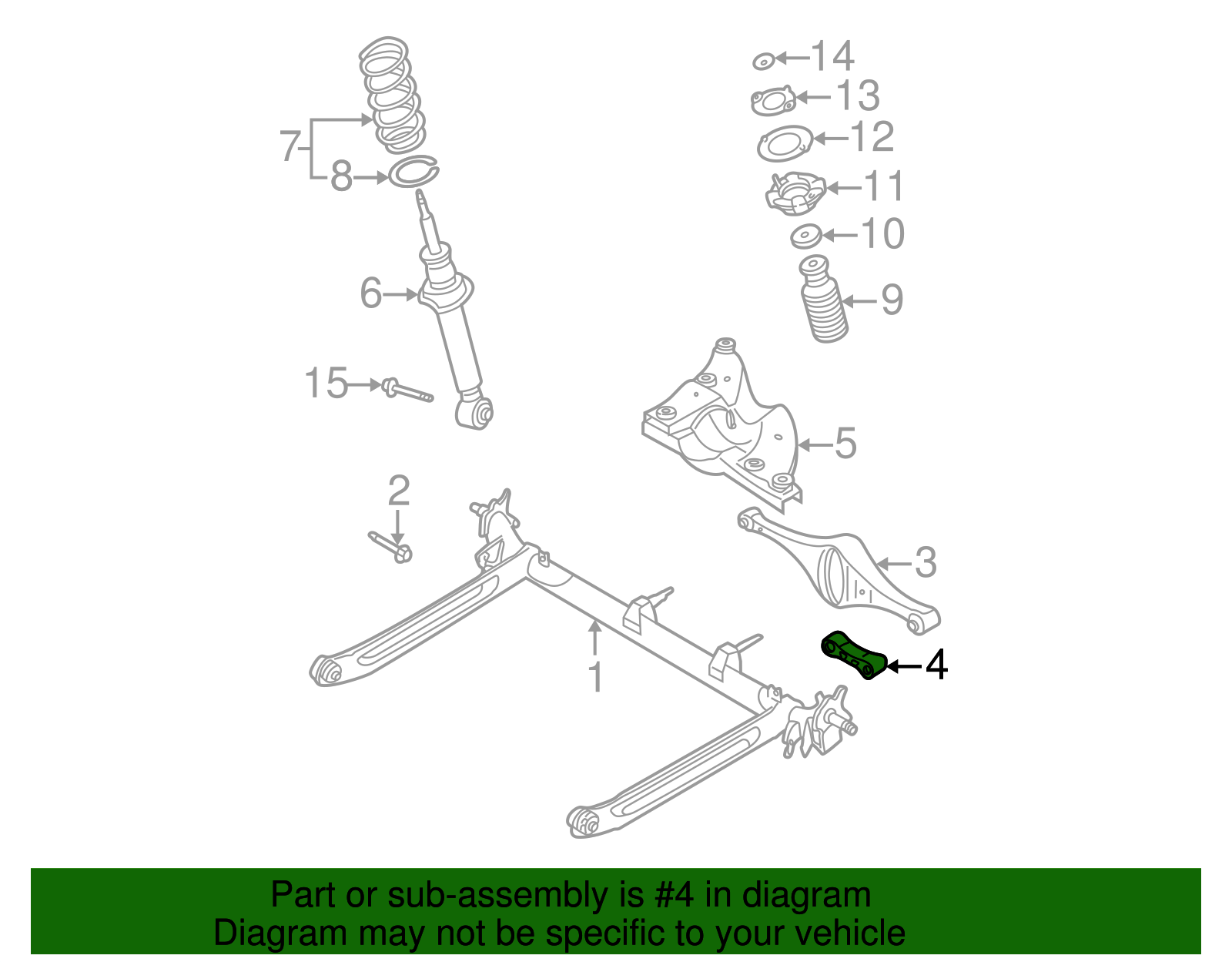 2000-2003 Nissan Maxima Link 55120-2Y000 | Bill Kay Nissan Parts
