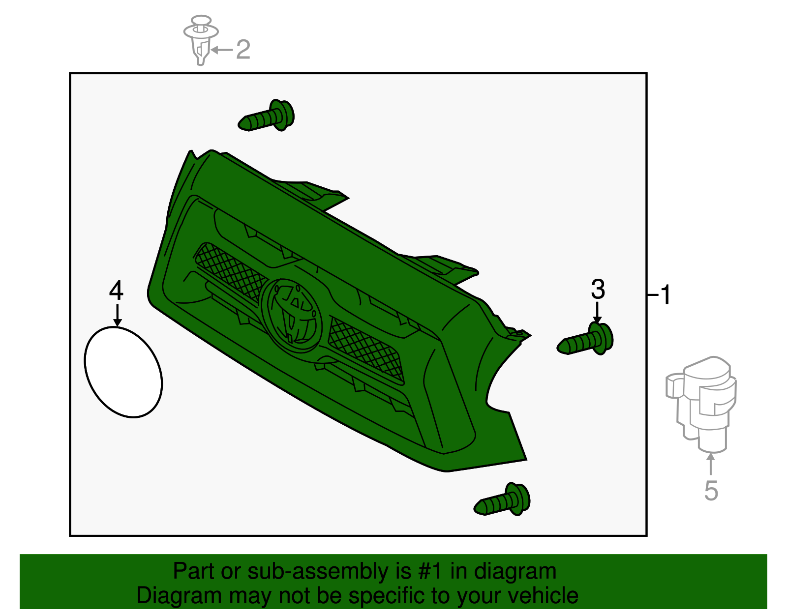 53100-04480-B0 - Grille - 2012-2014 Toyota Tacoma | Nucar Toyota of ...