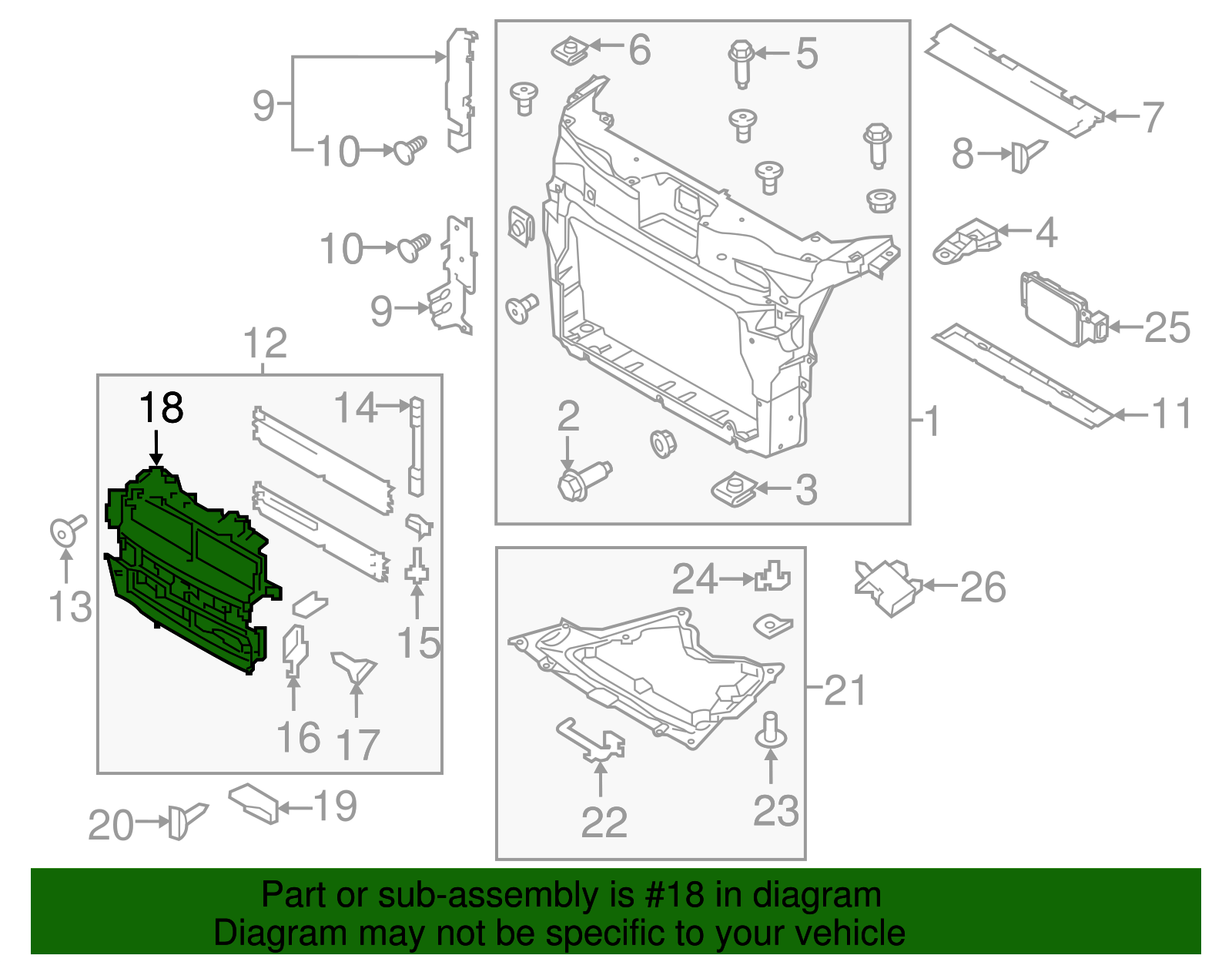 2016-2019 Ford Explorer | Lower Bracket | JB5Z-8B455-A | Walls' Ford Parts
