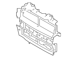 2016-2019 Ford Explorer | Lower Bracket | JB5Z-8B455-A | Walls' Ford Parts