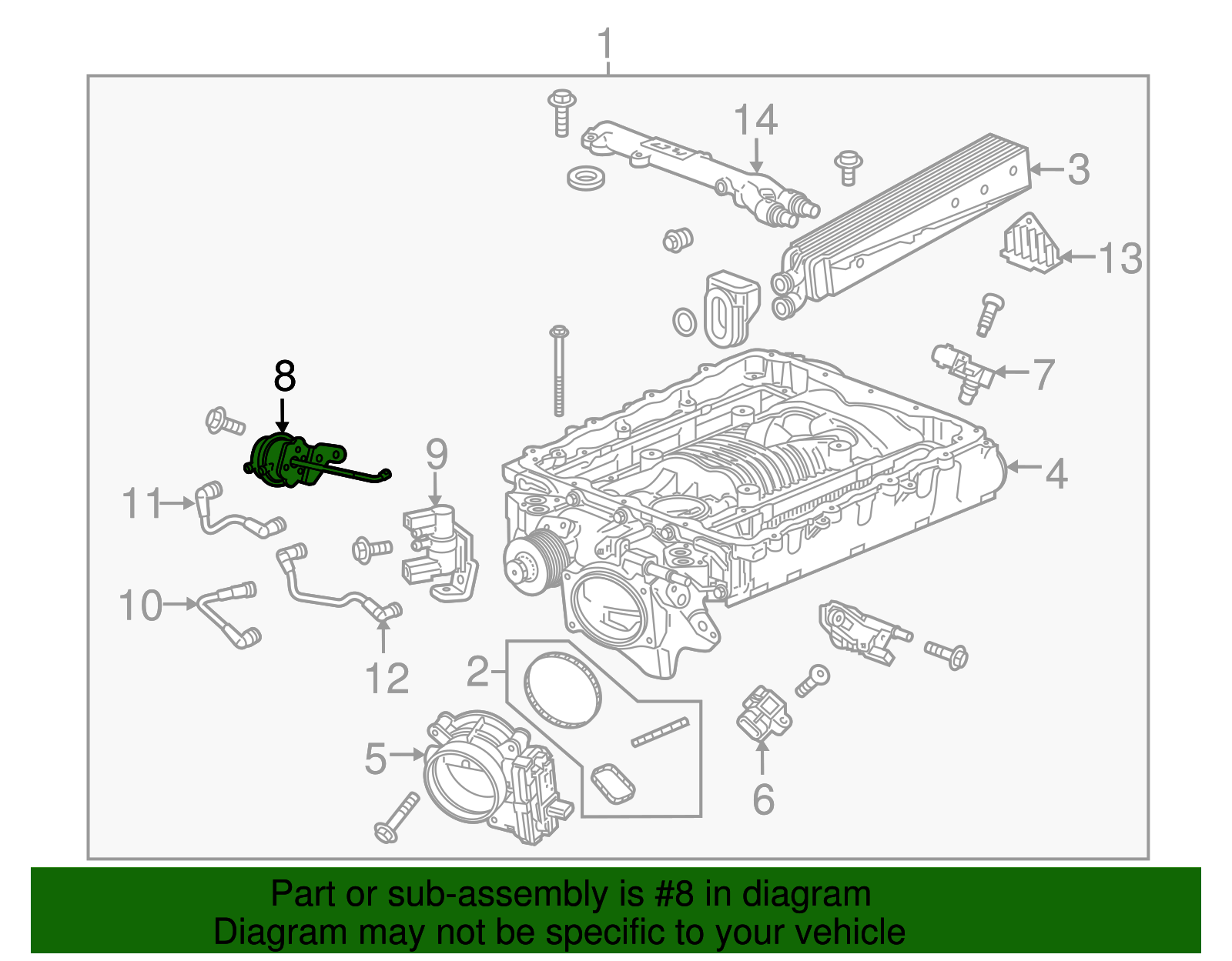 GM Parts | Supercharger Bypass Valve Actuator Part# 12674515 | GM Parts ...