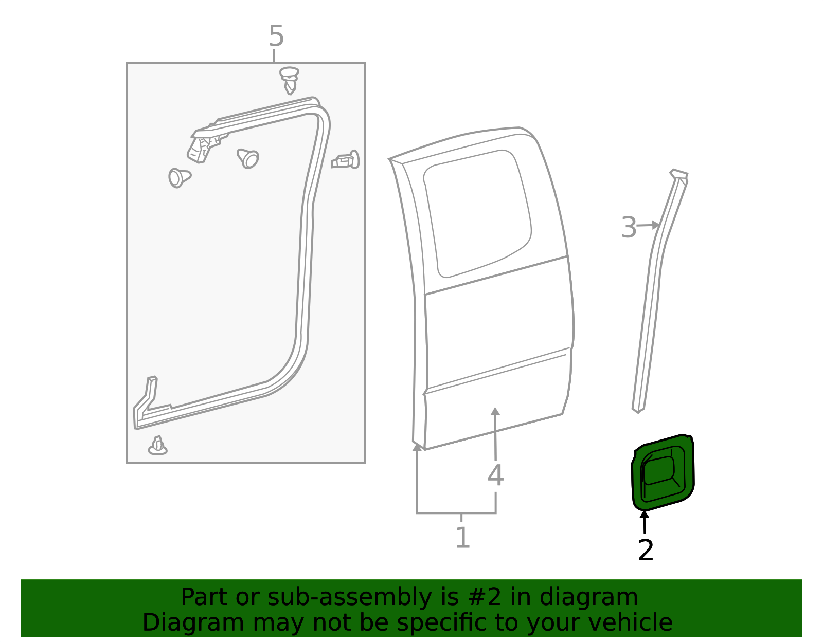 2009-2015 Toyota Tacoma Access Cover 67841-04020 | MotorMotor