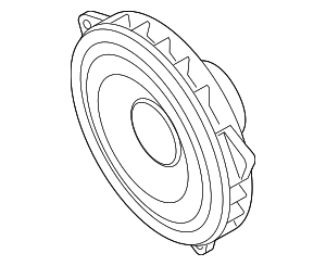 65139288769 - 2014-2021 BMW Speaker (65-13-9-288-769) | BMW of South ...