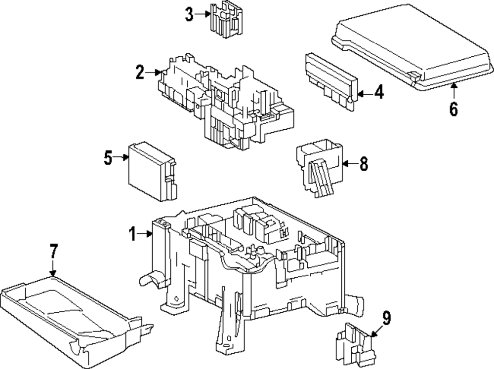 2024-2025 Toyota Tacoma Fuse & Relay Box 82741-04080 | Toyota Parts Center