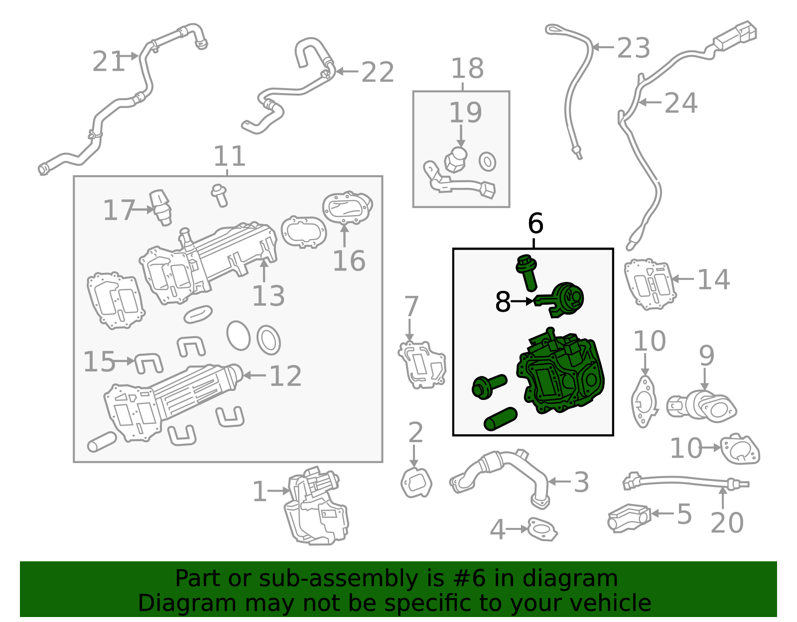 2011-2016 Ford Control Valve DC3Z-9U433-A | TascaParts.com