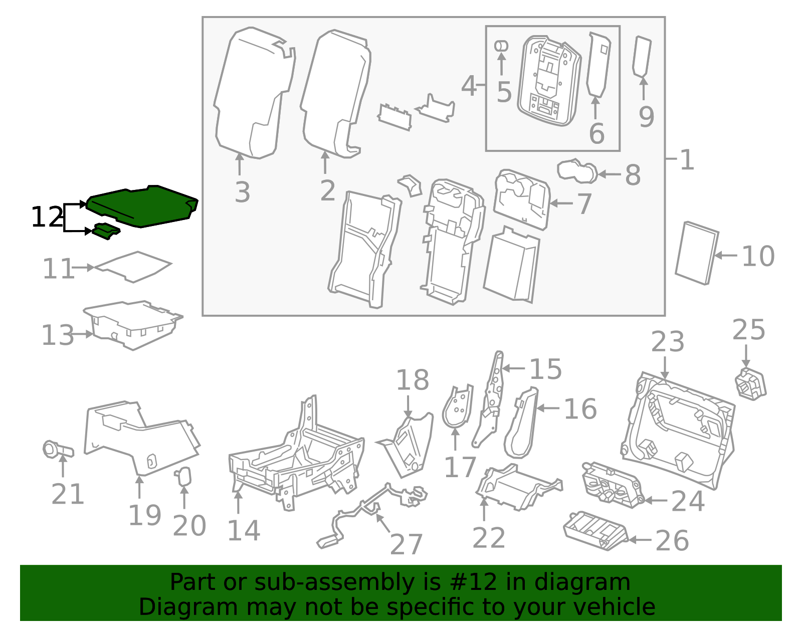 2019-2025 GM Pad 87821013 GM | GMPartsDirect.com