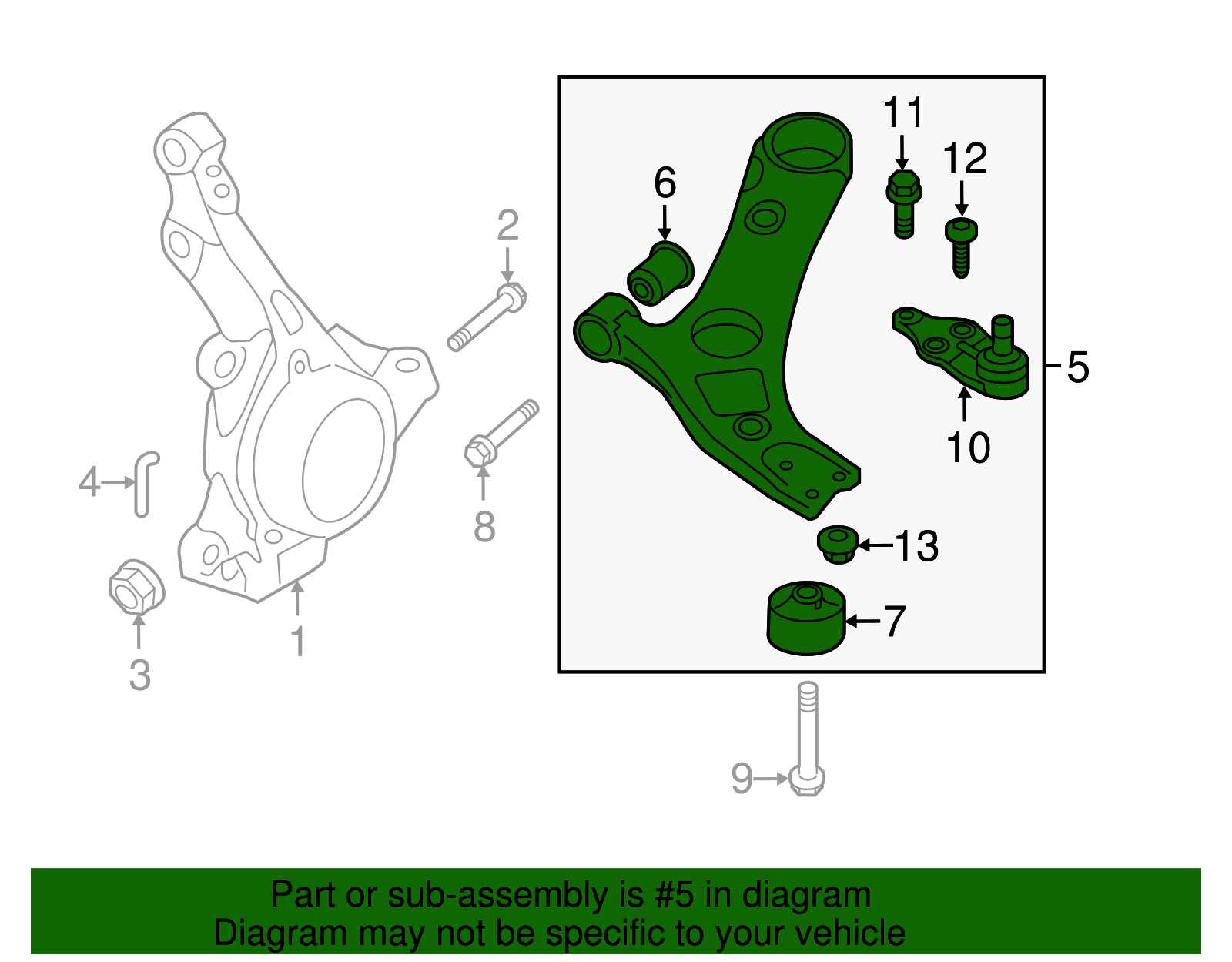 54501-3S200 - Lower Control Arm 2011-2016 Kia | Kia.Parts Store
